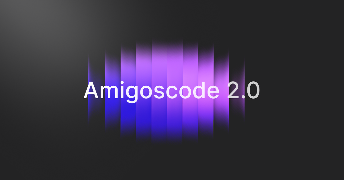 Pre-Order | AmigosCode